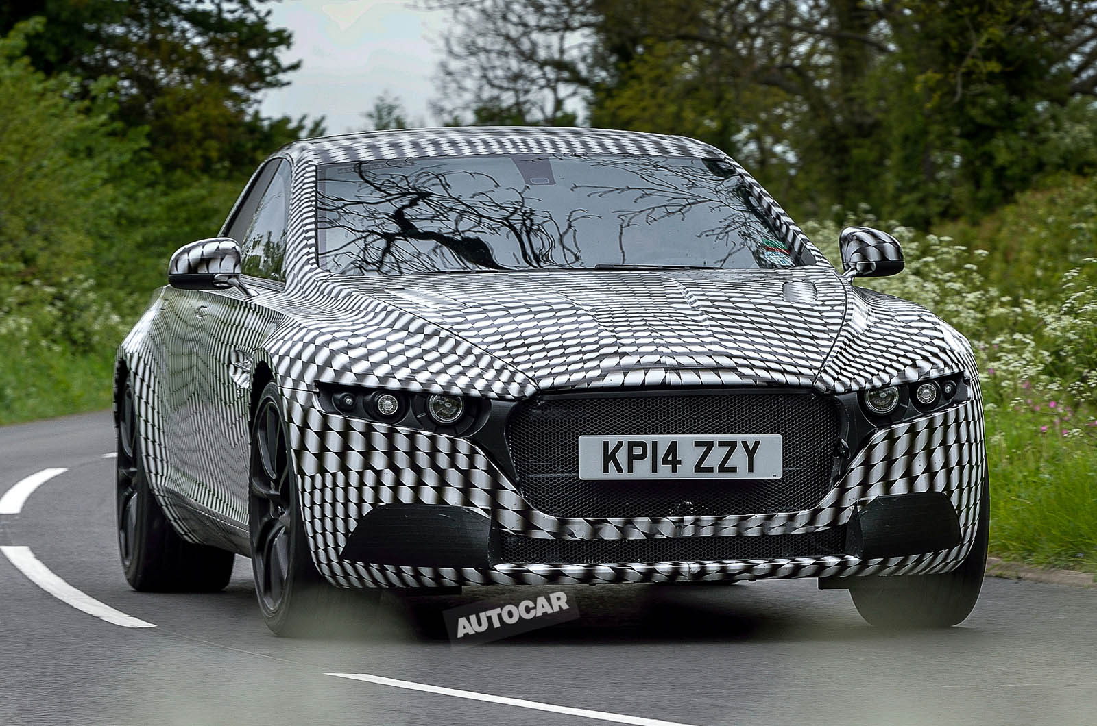 Extremely striking "Bespoke" Aston Martin super-saloon spied - Built by ...