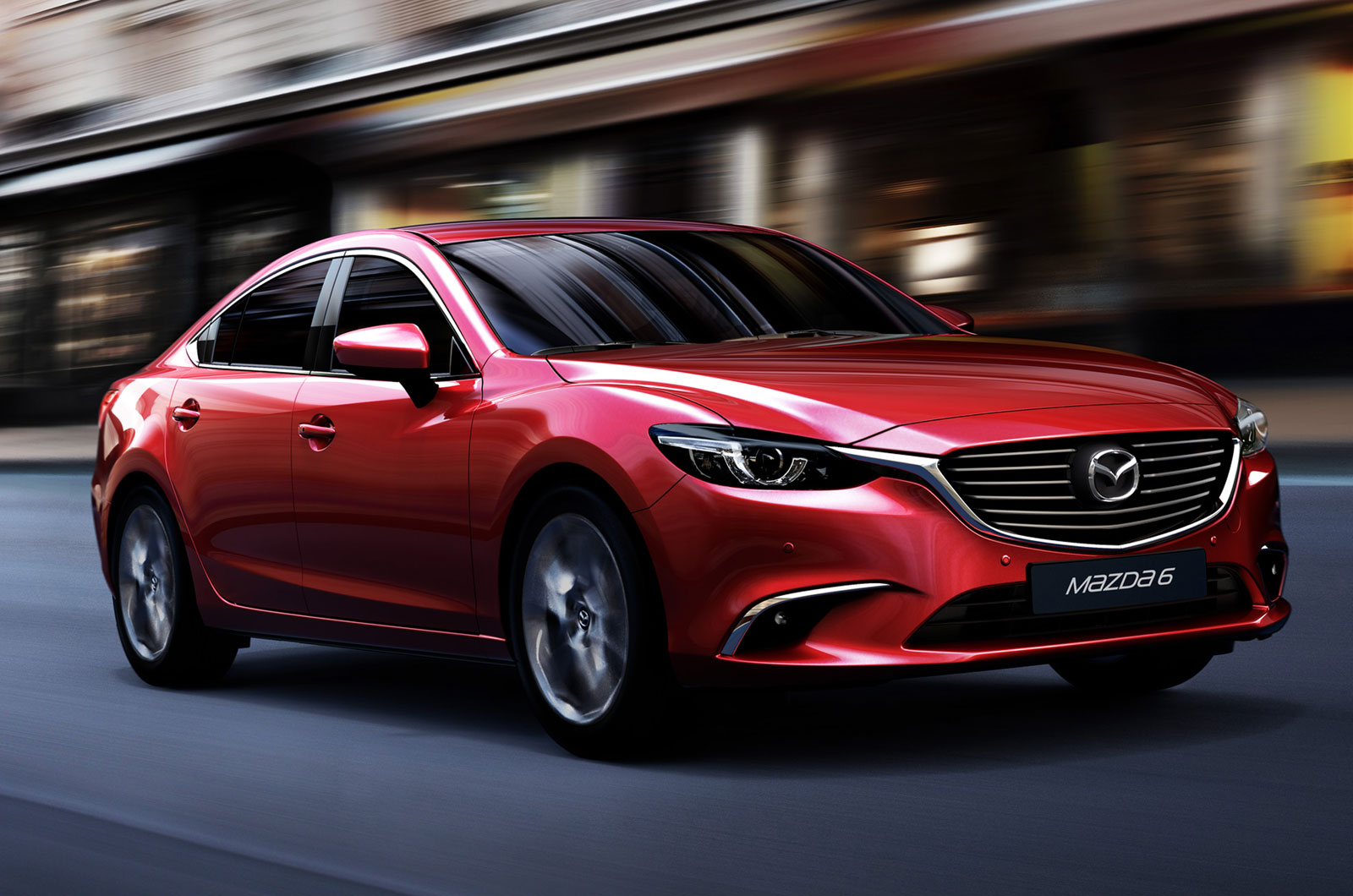 Facelifted Mazda 6 on display in LA