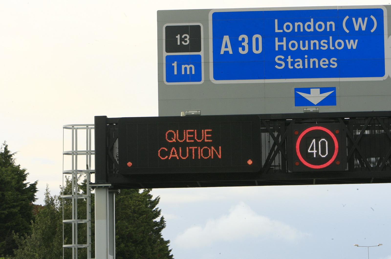 It's not always a good idea to do exactly as the motorway dot-matrix ...