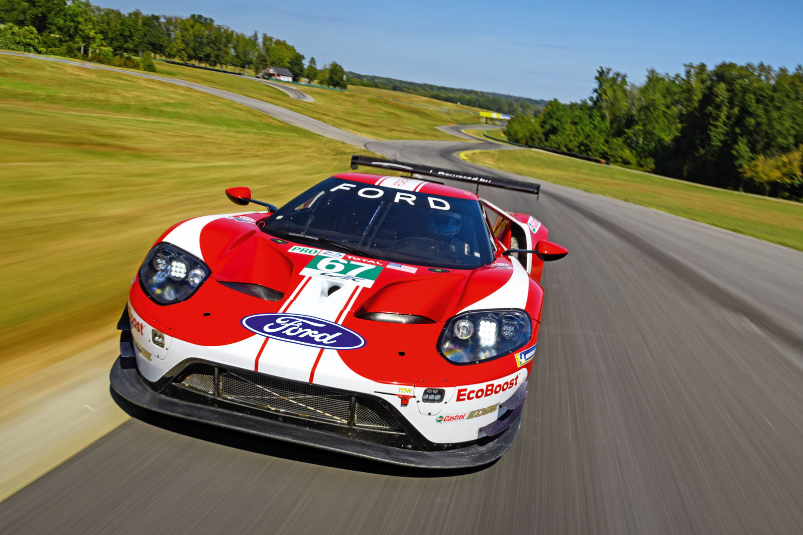 Bred for endurance: Ford GT race car driven on track | Autocar