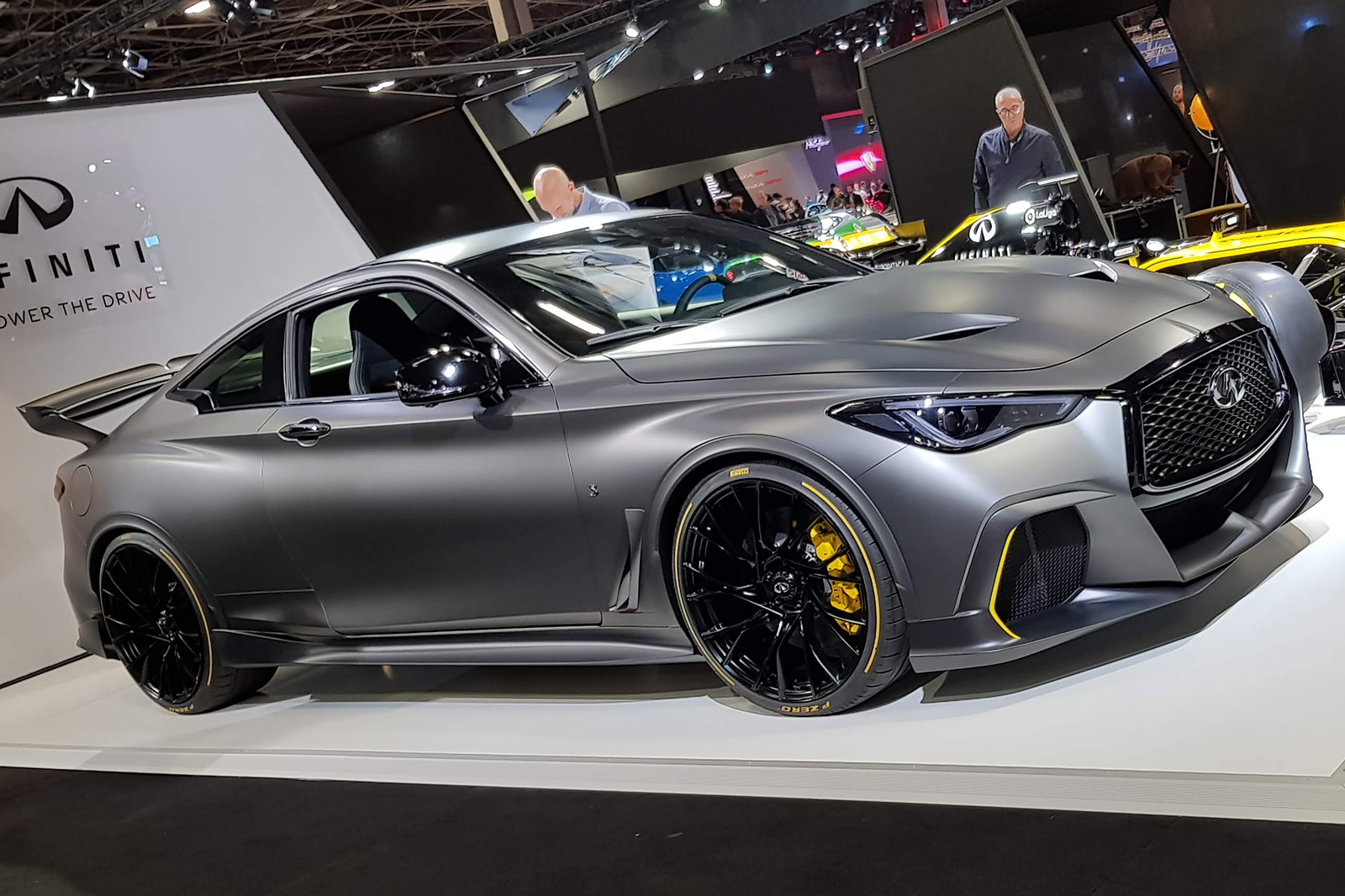 Infiniti Q60 Black S performance hybrid unveiled at Paris Motor Show ...