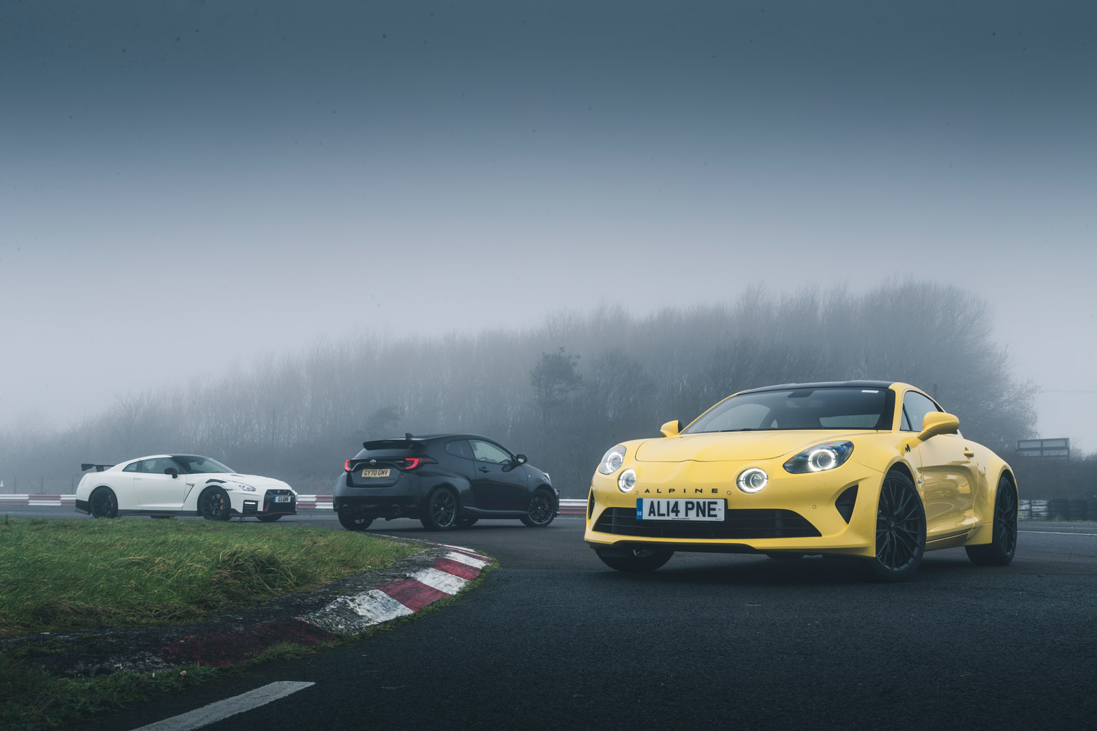 Out of character cars: Nissan Nismo GT-R vs Toyota GR Yaris vs Alpine ...