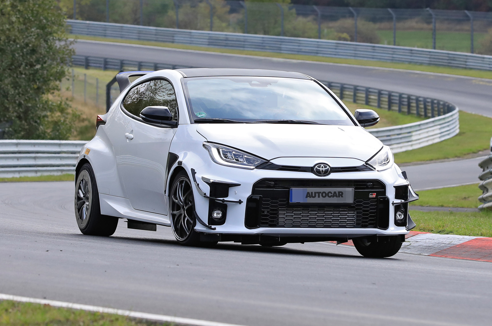 Toyota GR Yaris: Modified prototype spotted at the Nurburgring | Autocar