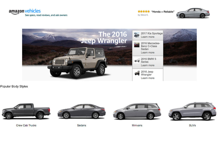 Amazon to sell cars in Europe | Autocar