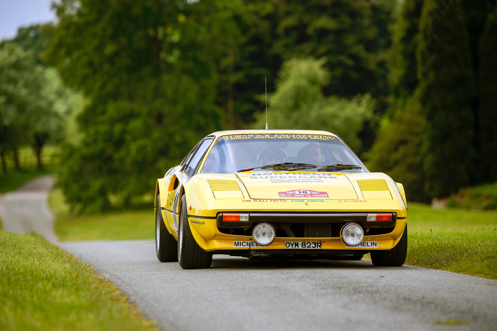 Driving a Ferrari 308 GTB Group B rally car | Autocar