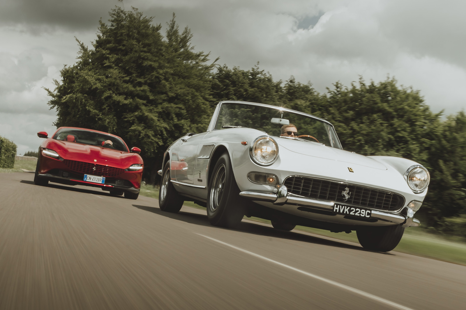 Old family recipe: Soft-top Ferrari Roma meets legendary 275 GTS | Autocar
