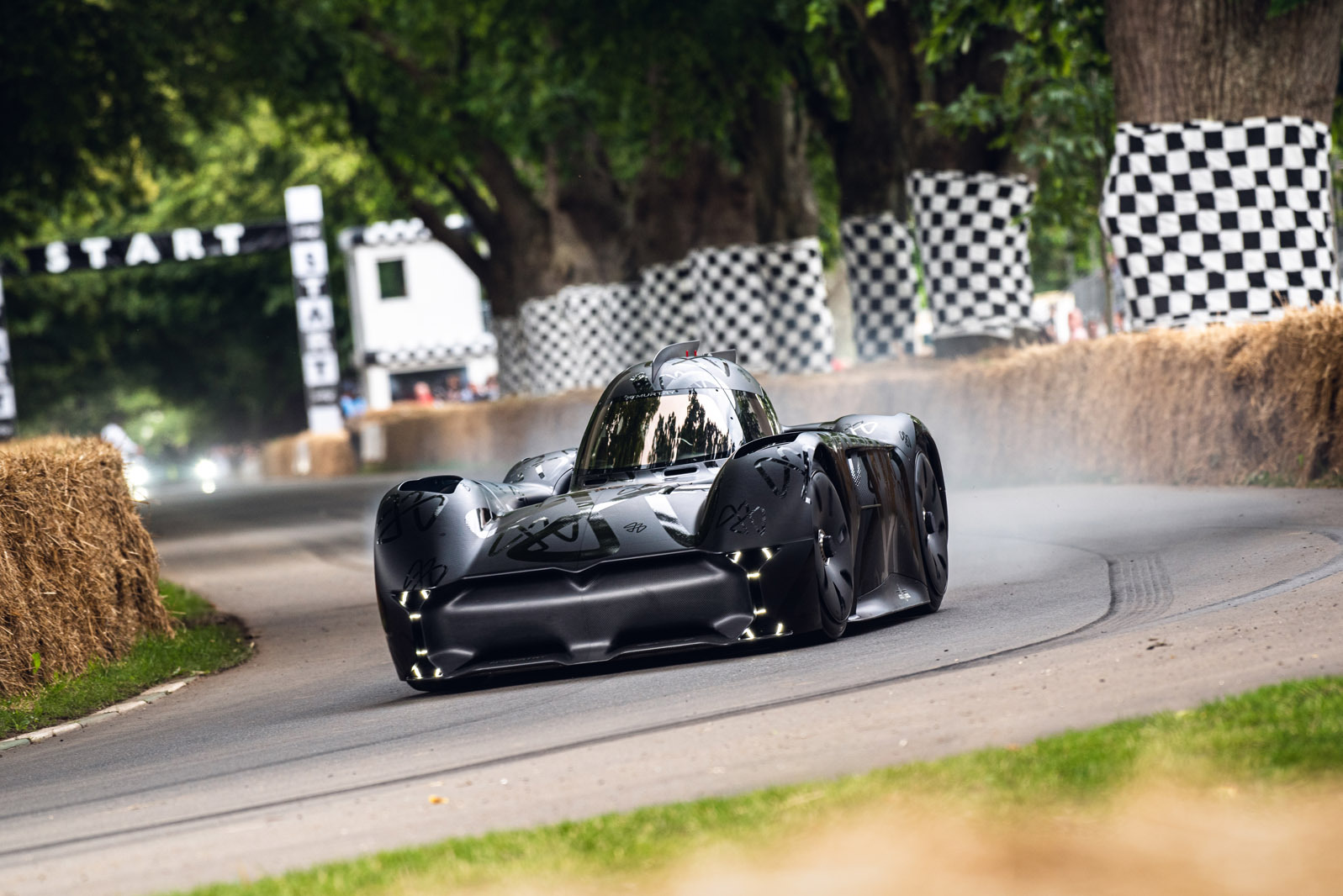 Electric single-seat fan car launched at Goodwood | Autocar