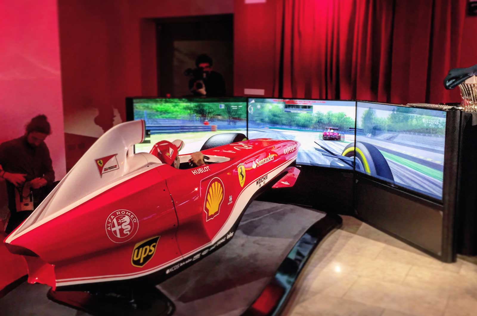 The F1 simulator at Ferrari World is surprisingly realistic | Autocar