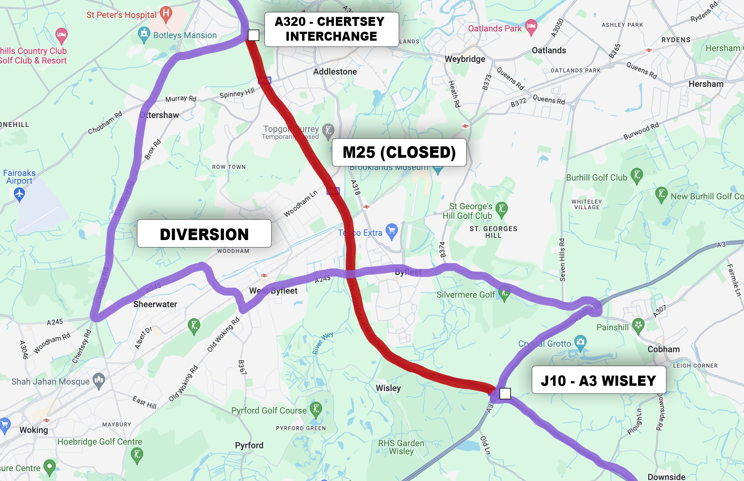 Drivers to be affected as M25 section to close this weekend | Autocar