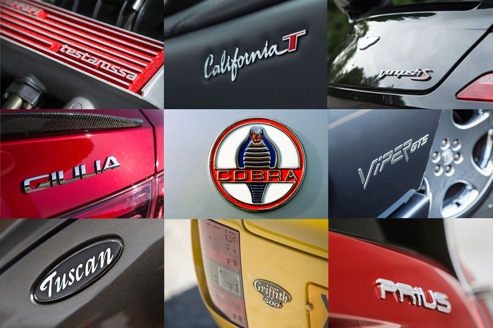Name Cars Images