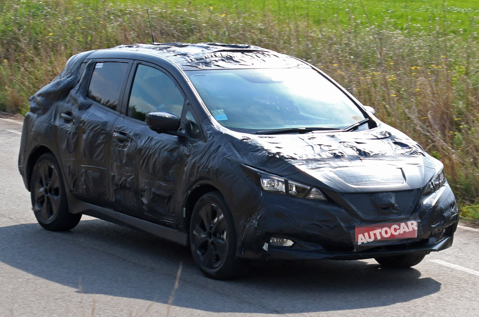 2018 Nissan Leaf spotted for the first time | Autocar