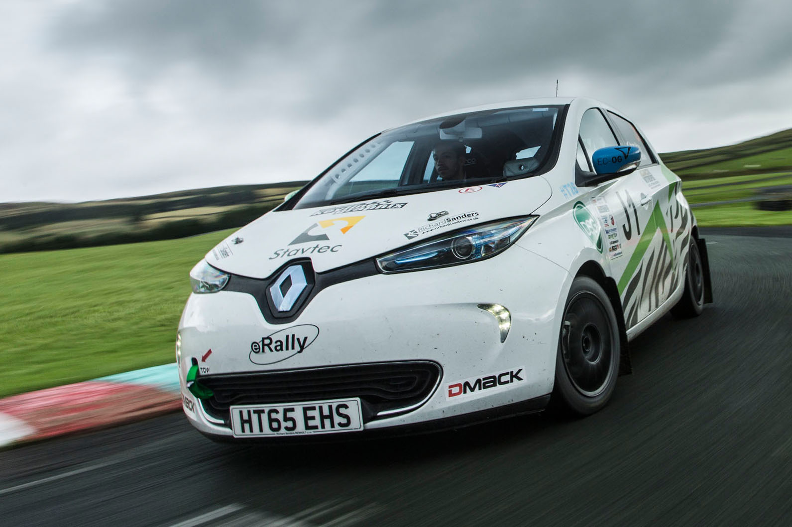 Driving an eRally Renault Zoe - the world's first junior EV rally car ...