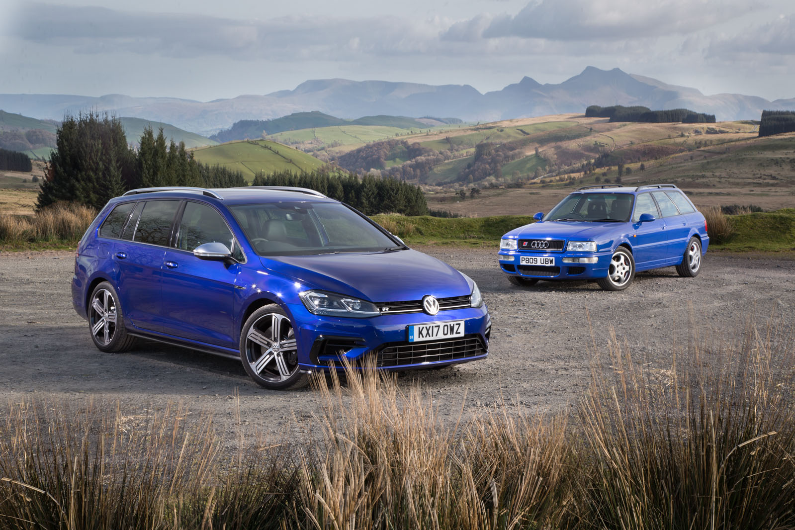 Audi RS2 Avant vs Volkswagen Golf R Estate - comparison | Autocar