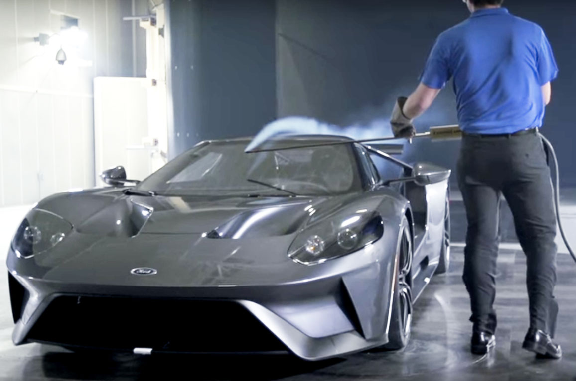 Video: Ford GT active aerodynamics demonstrated in wind tunnel | Autocar