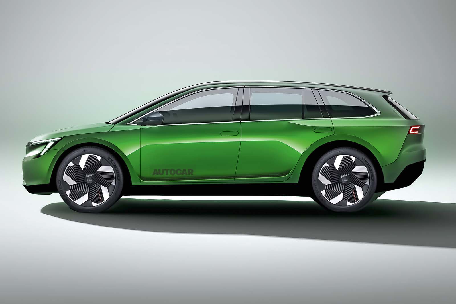 Skoda confirms Octavia-sized electric estate car for 2026 | Autocar