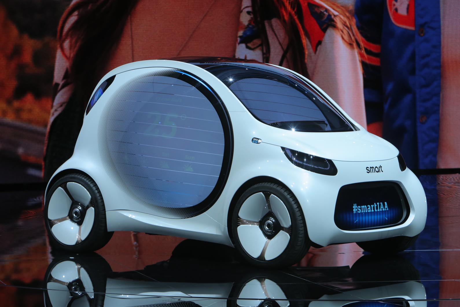 Smart Vision EQ makes public debut as 'electric city car of future ...