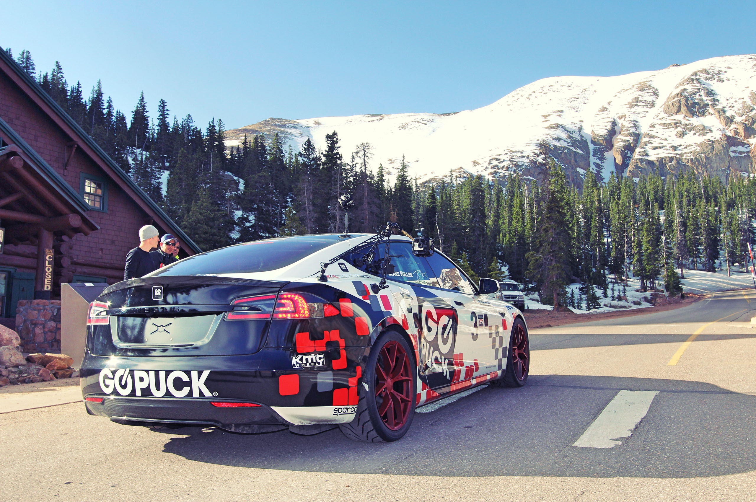 Tesla Model S smashes production electric vehicle record at Pikes Peak ...