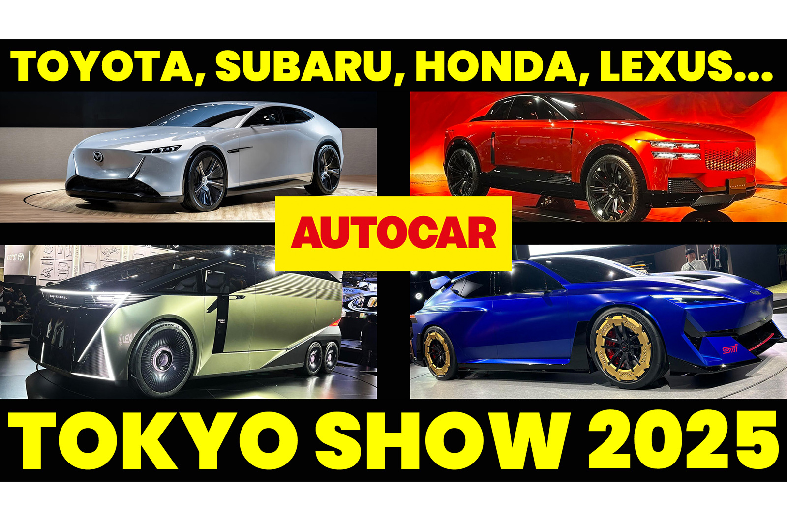 WATCH: Most important new cars of the Tokyo motor show 2025 - WSG ...