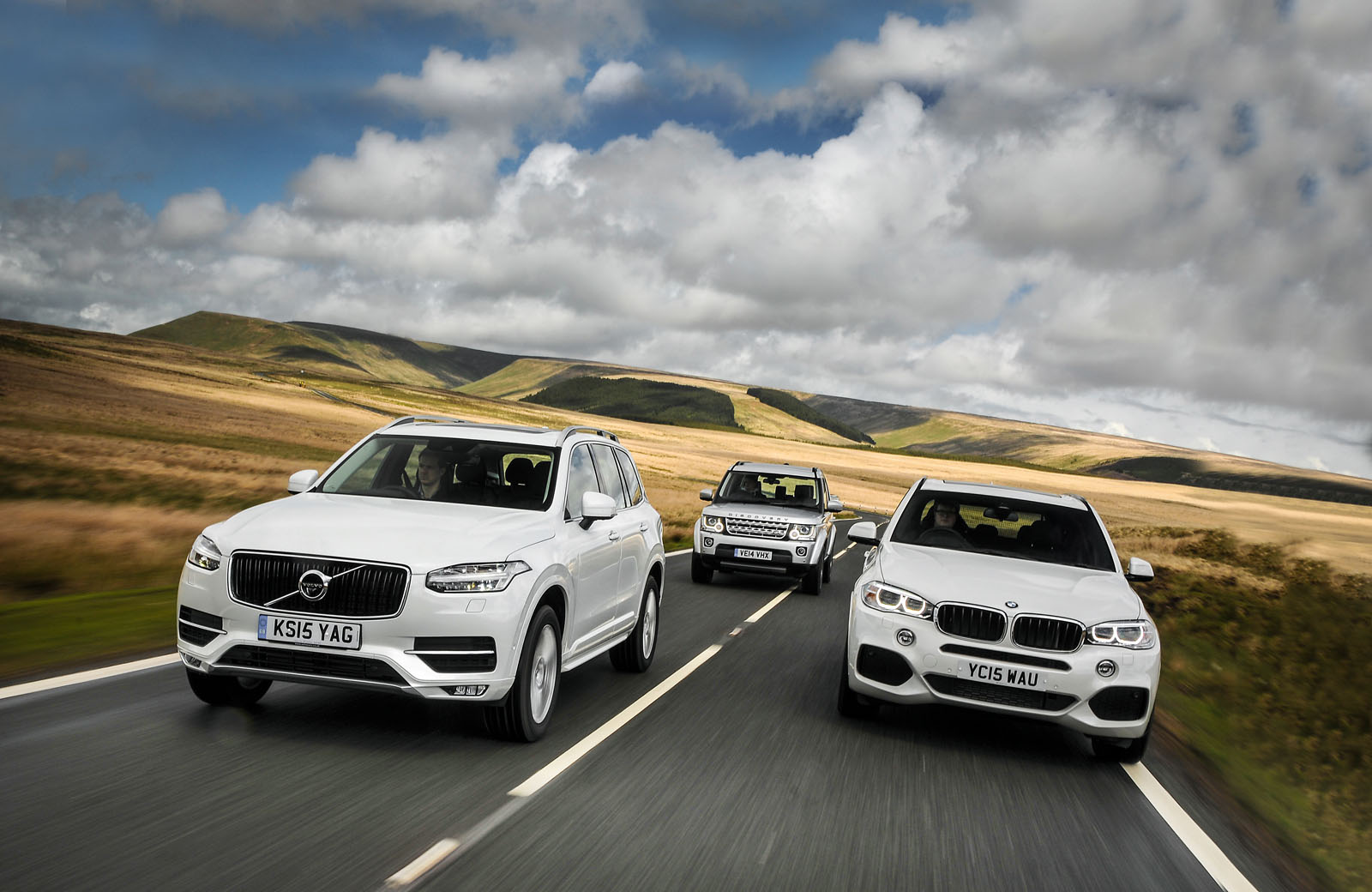Volvo XC90 versus BMW X5 and Land Rover Discovery - comparison | Autocar