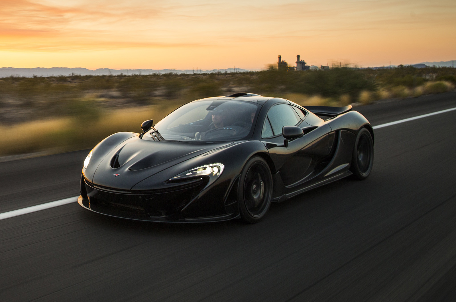 McLaren P1 exclusive track ride