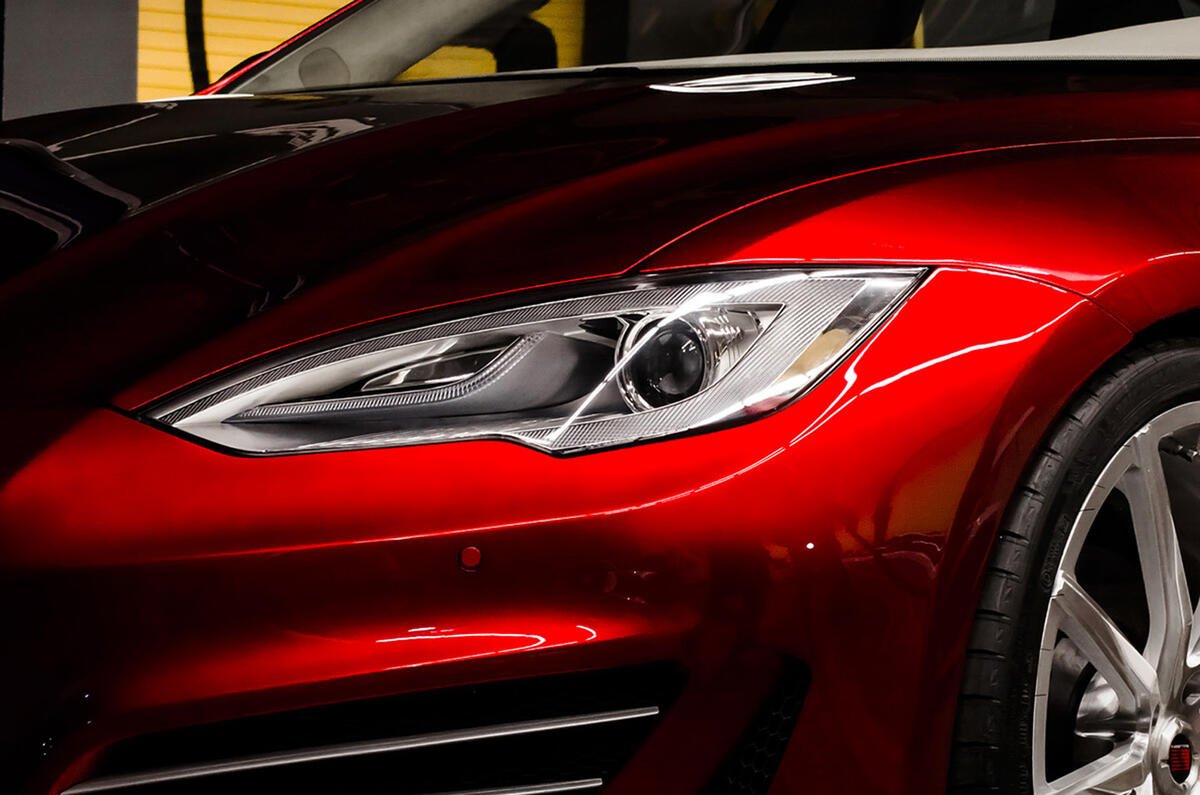 Saleen unveils performance electric vehicle based on Tesla Model S ...