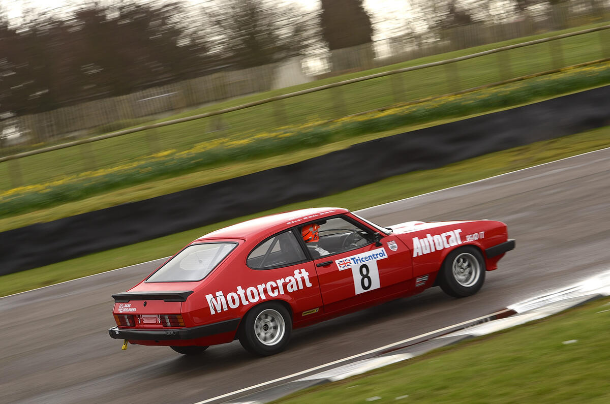Gordon Spice Racing Ford Capri driven at Goodwood | Autocar