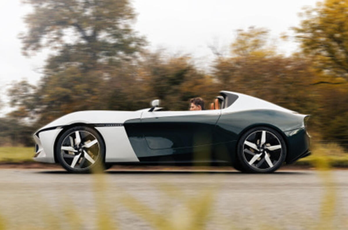 UK start-up Longbow reveals test mule of 895kg Speedster EV | Autocar