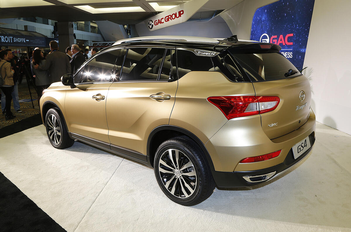 GAC reveals new GS4 compact SUV in Detroit | Autocar