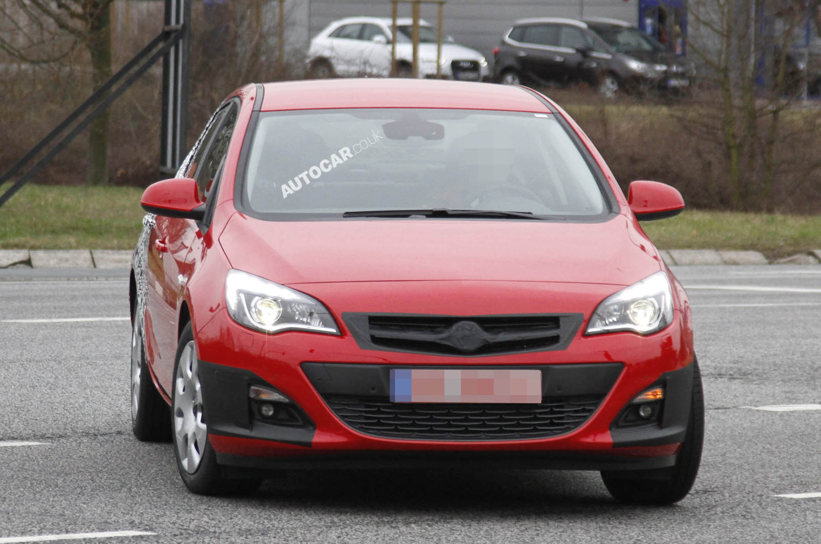 Vauxhall Astra saloon spied | Autocar